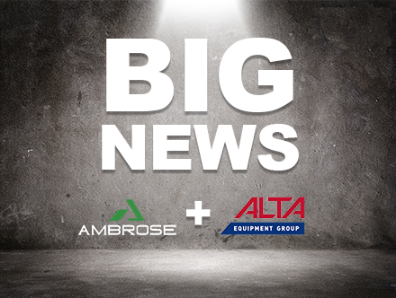 Ambrose Joins the Alta Family - Ambrose Equipment